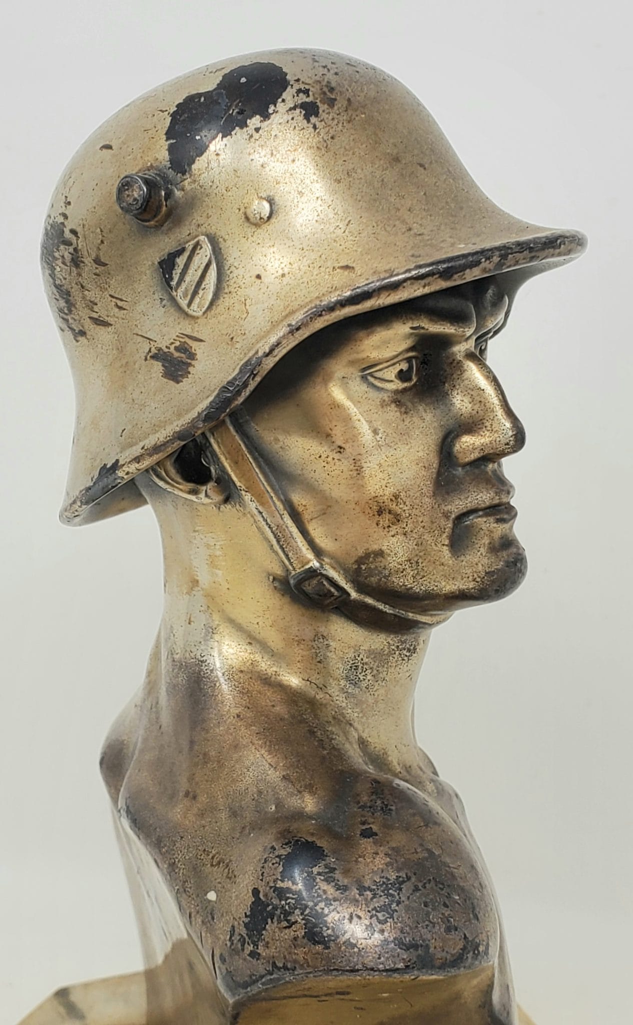 Fine Third Reich Soldier Bronze Bust – SS-Steel Inc.