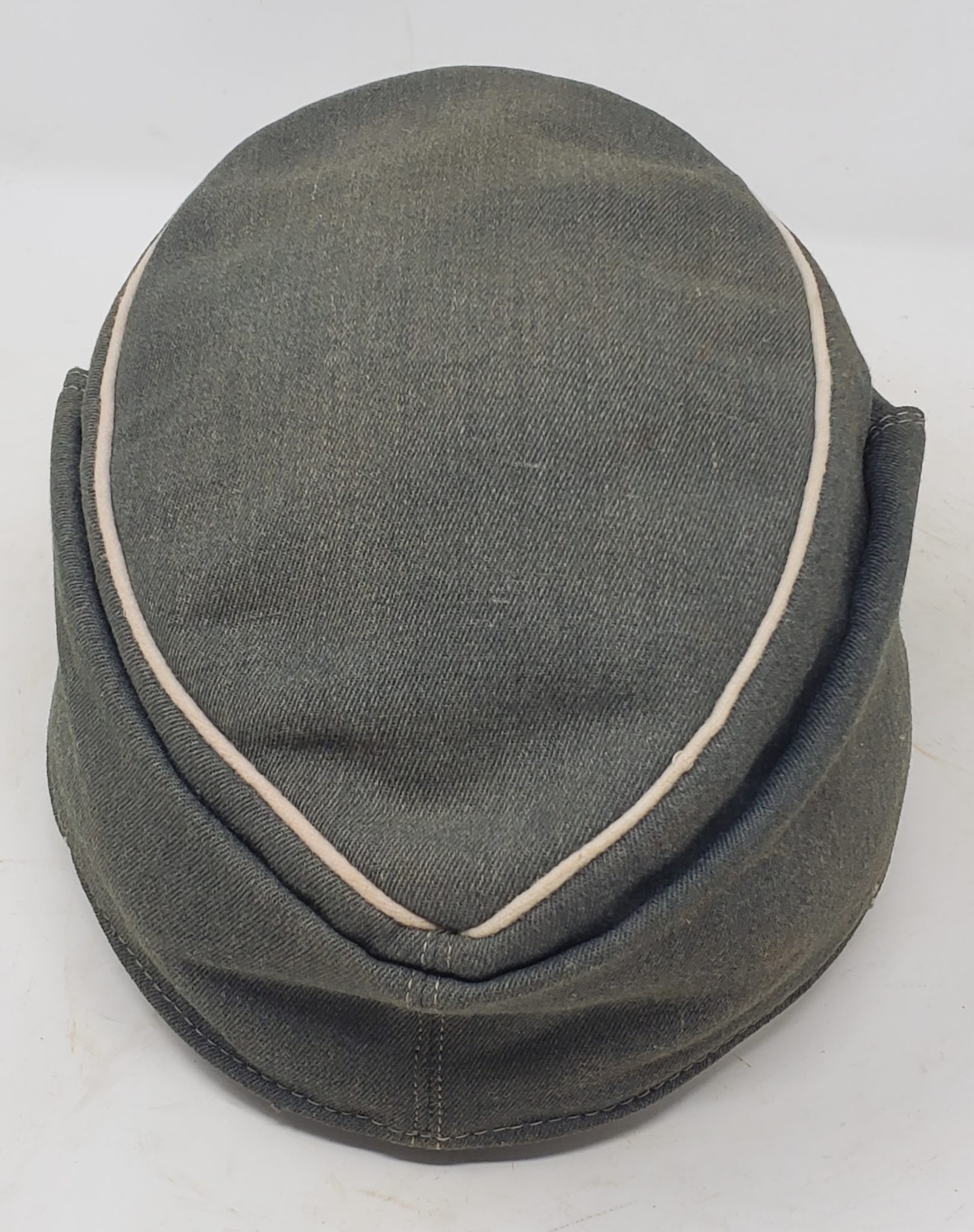 Service Used Waffen-SS Officer's M43 Cap - SS-Steel Inc.