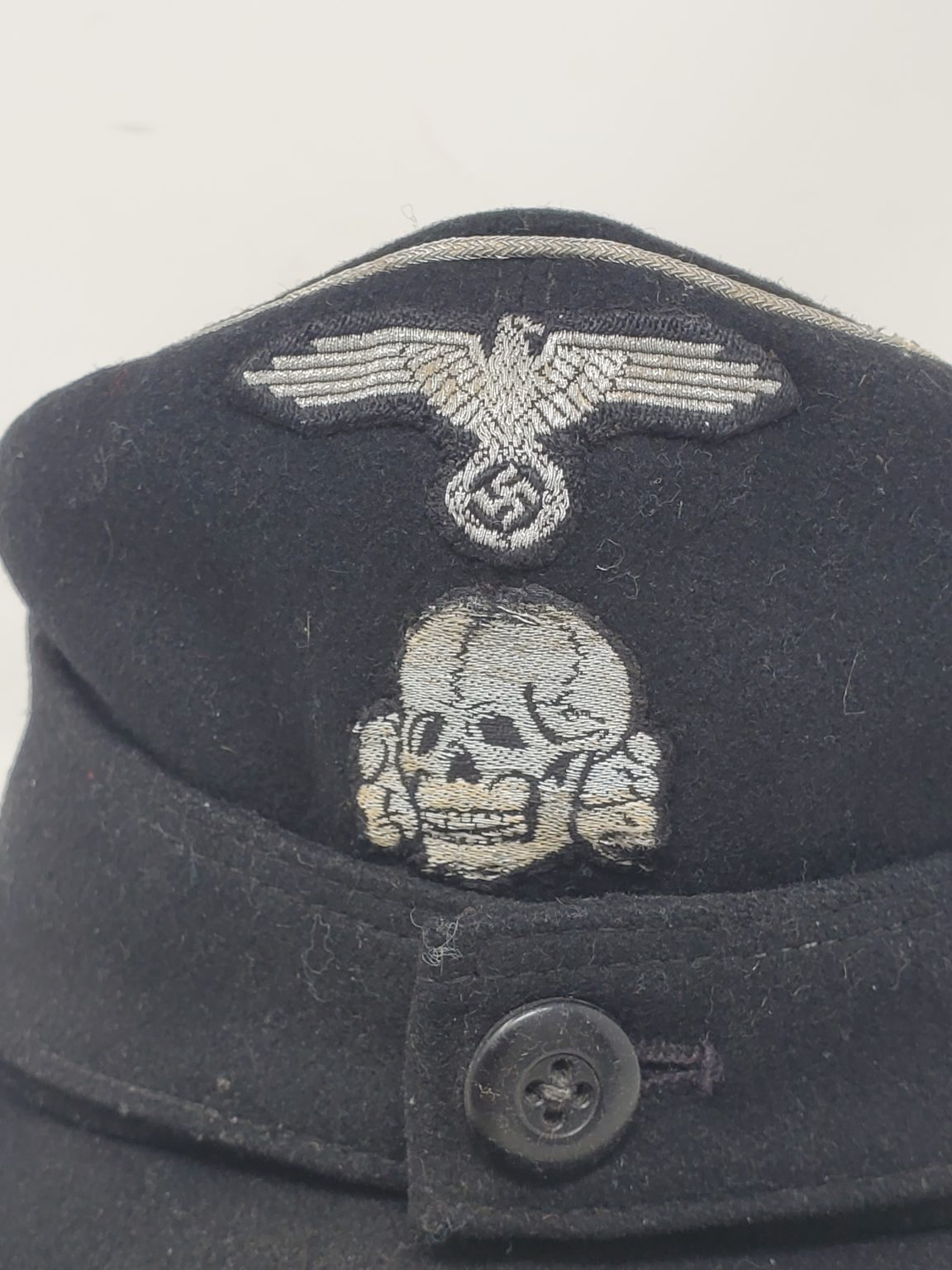 Fine Waffen-SS Panzer Officer’s Flatwire M43 Cap – SS-Steel Inc.