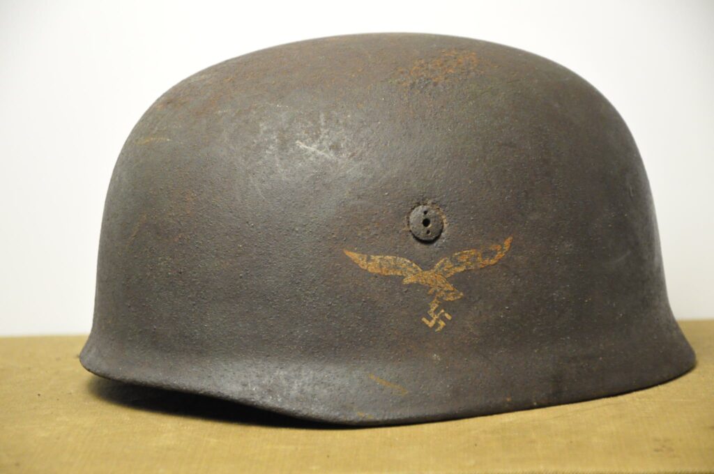 Early Spanner Luftwaffe FJ Helmet, Relic – SS-Steel Inc.