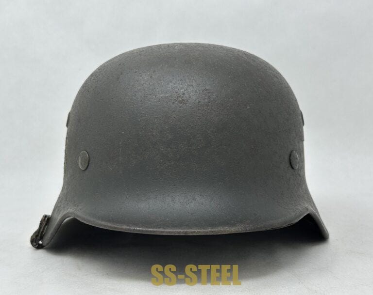 SS M40 Single Decal Helmet Battle Damage – SS-Steel Inc.