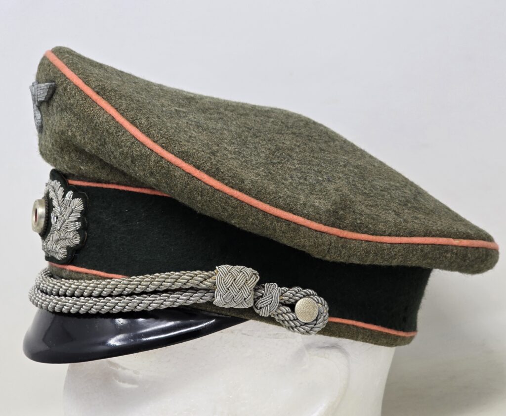 Sold (hem)Heer Panzer Officer’s Visor Cap – SS-Steel Inc.